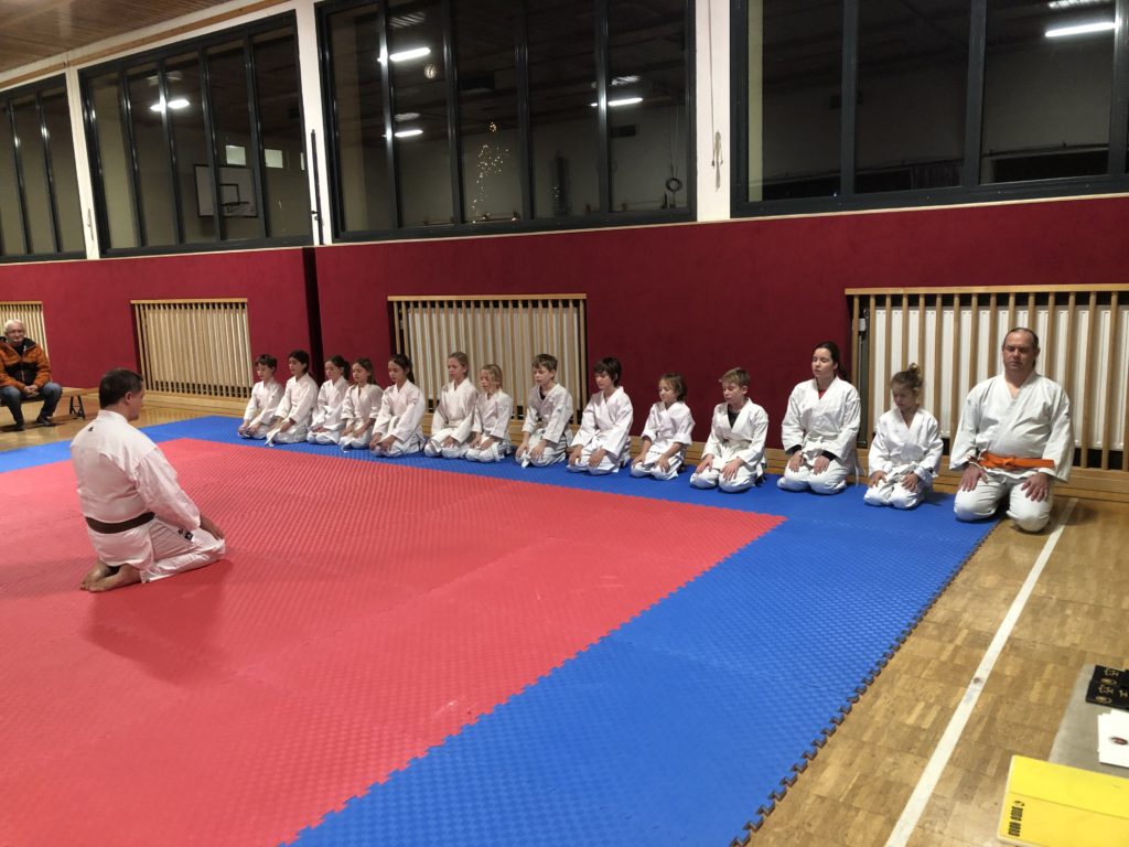 KARATE - Prüfung zum 8 Kyu im Dojo - SPORTUNION St.Veit an der Gölsen