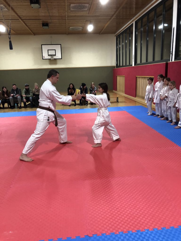 KARATE - Prüfung zum 8 Kyu im Dojo - SPORTUNION St.Veit an der Gölsen